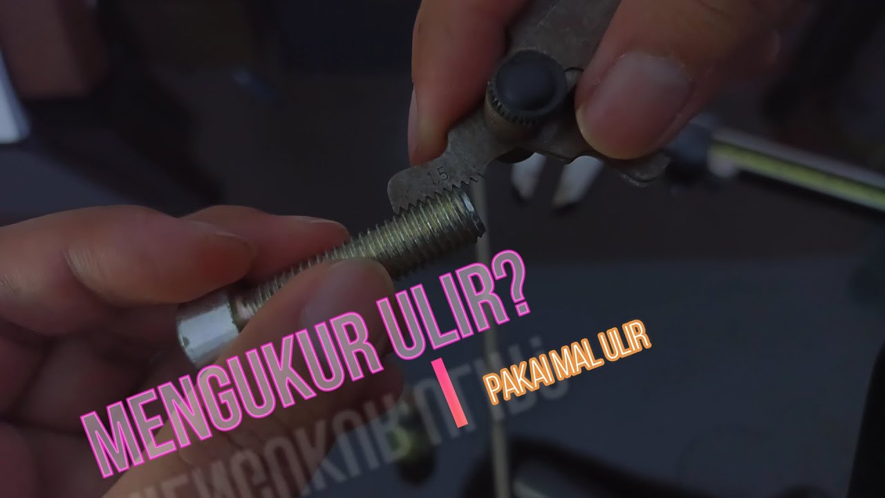 Cara membaca ukuran baut dengan mal ulir / thread gauge - YouTube