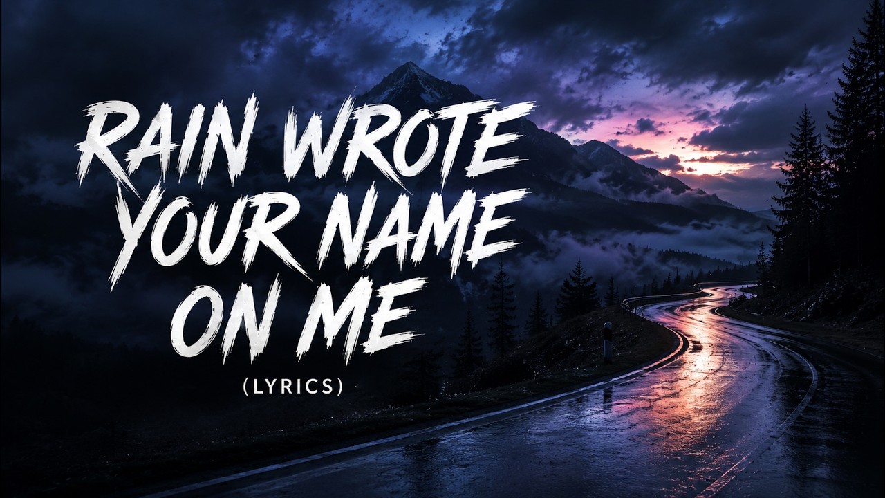 Rain wrote your name on me 🌧️ (Lyrics) - YouTube