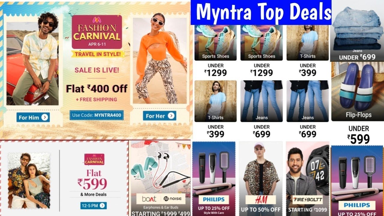 Myntra Fashion Carnival Sale | Myntra Coupon Code 2023 | Myntra Coupon ...