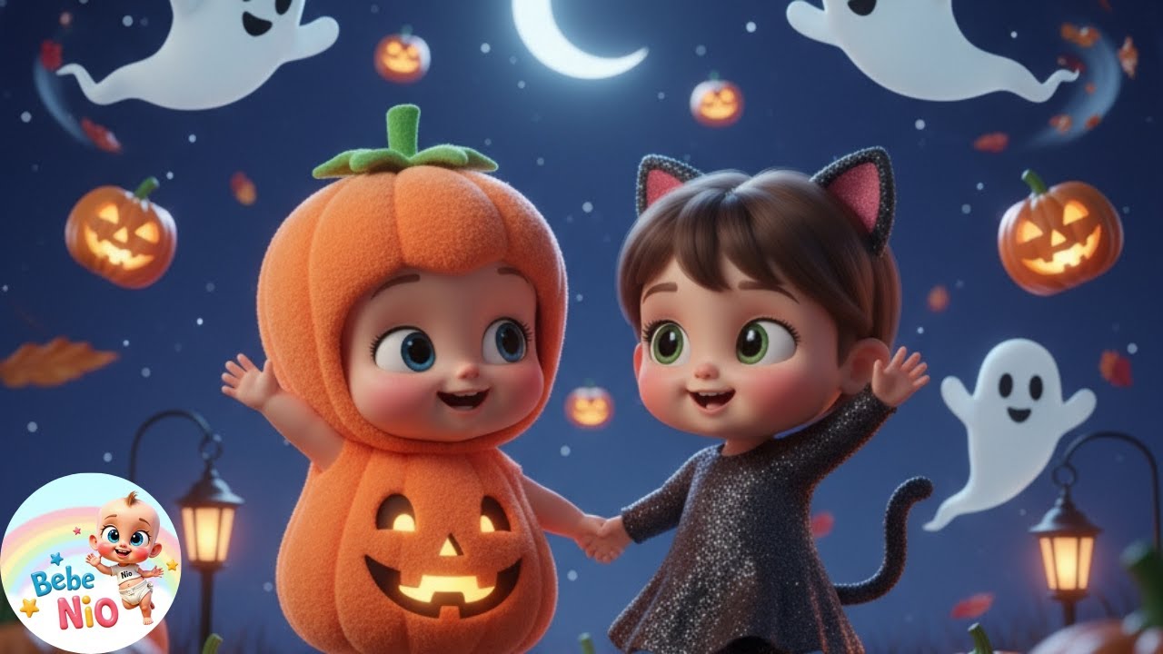 🎃 Halloween Fun Song for Kids | Sing, Dance & Say Boo! 👻 Trick or Treat ...