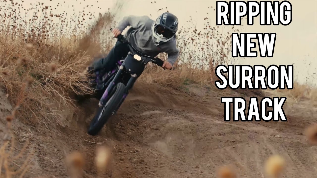 Ripping an Awesome Track on Surron E-Bikes! - YouTube
