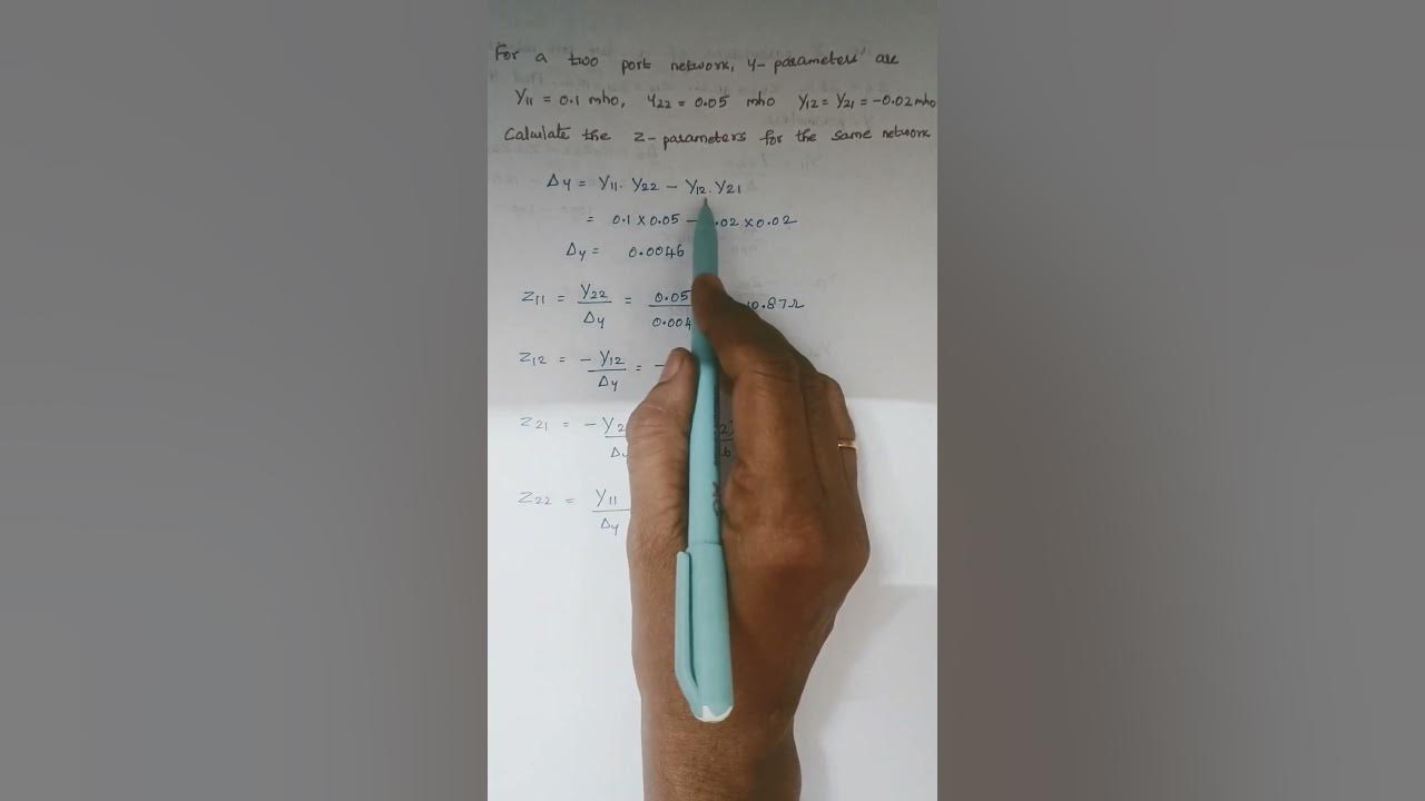 Calculate the Z parameters - YouTube