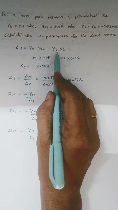 Calculate the Z parameters - YouTube