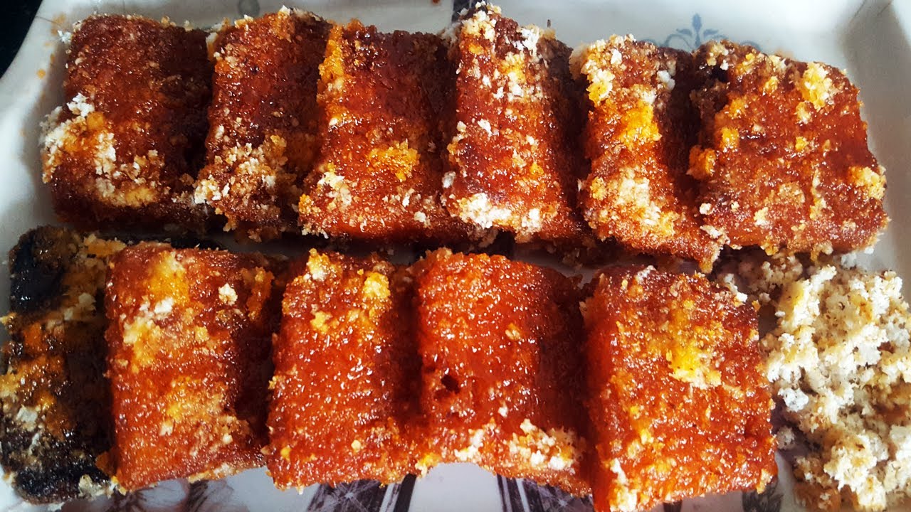 Crispy sweet bread recipe and bread sweet with sugar syrup - YouTube