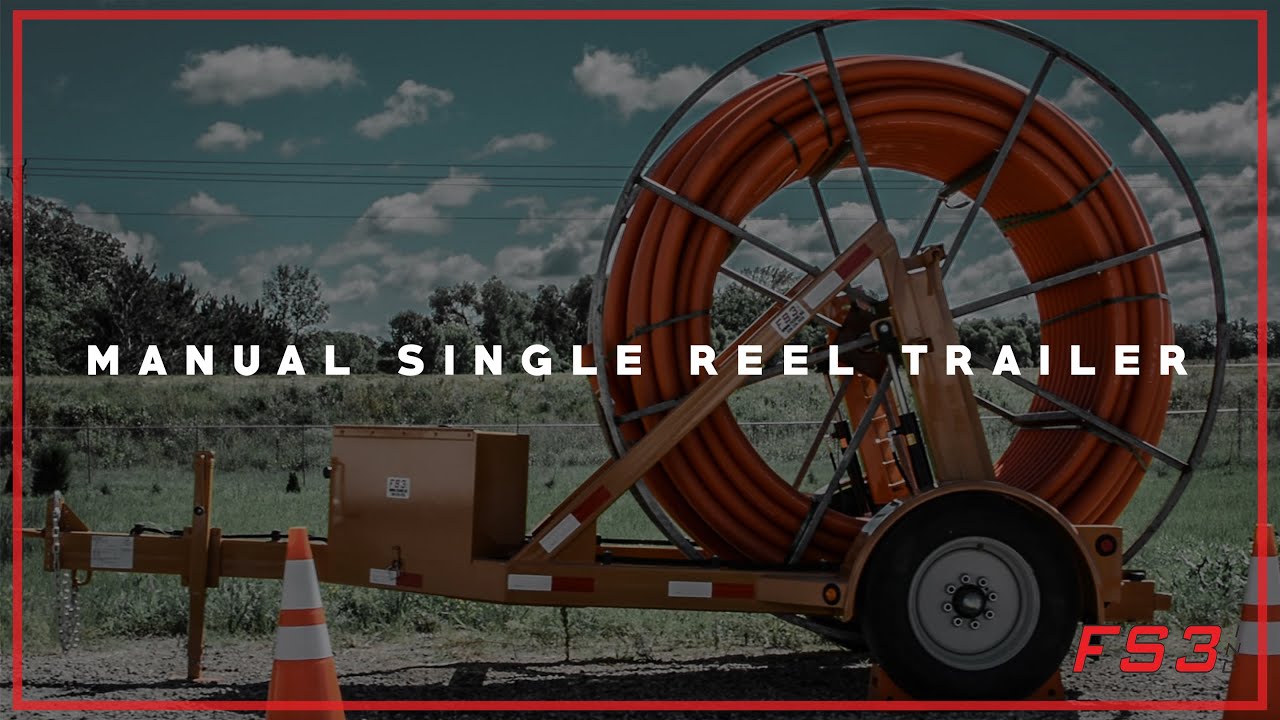 MANUAL HYDRAULIC REEL TRAILER from FS3, Inc. - YouTube