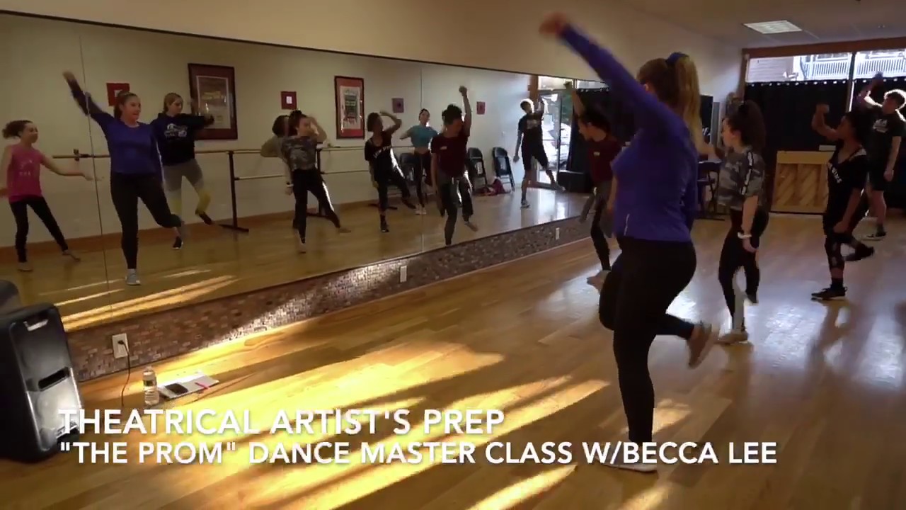 Guest Instructor, Becca Lee leads Broadway's THE PROM Dance Workshop ...
