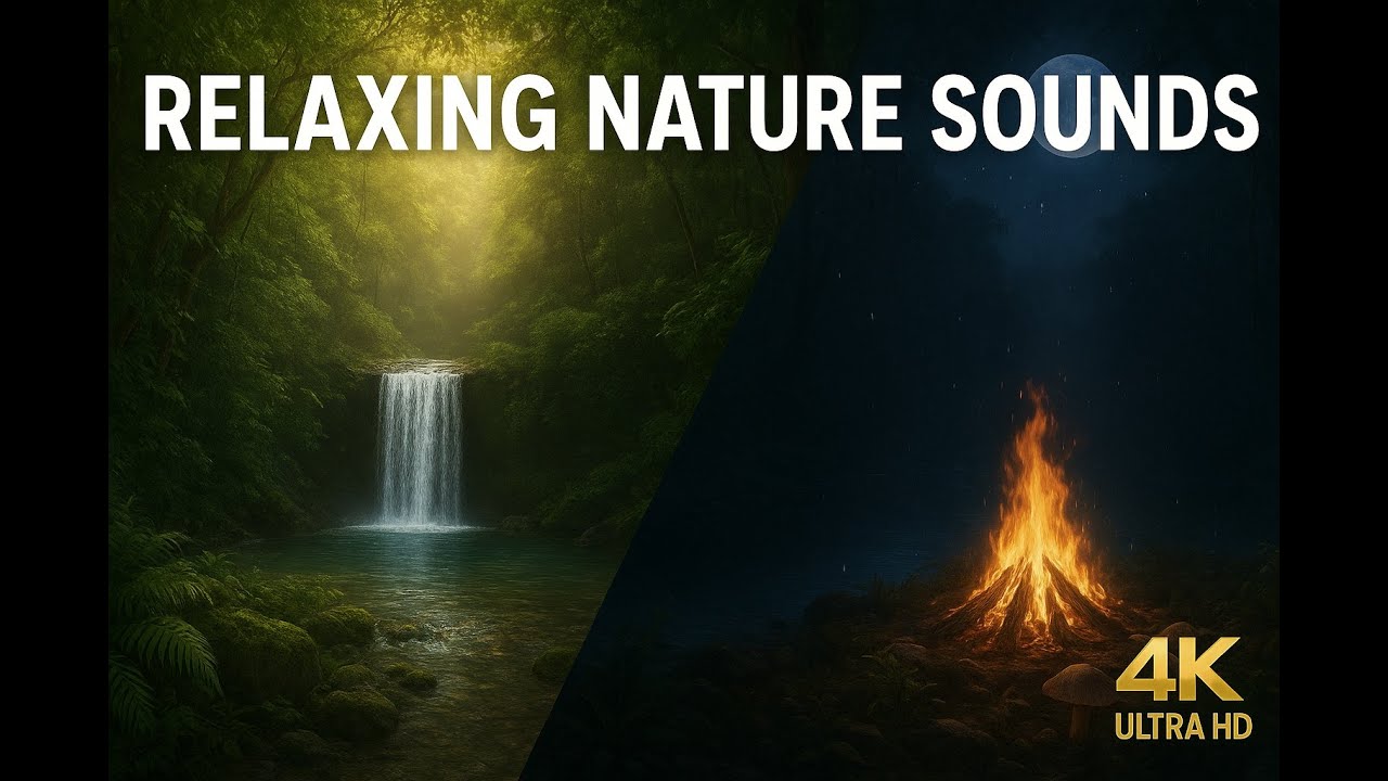 Relaxing Rainforest Journey: 4K Ultra HD Nature Scenery | Waterfalls ...