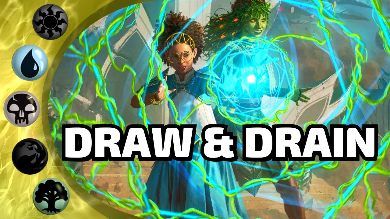 🟢⚫🔵 Drawing 2 Cards Does So Much Damage! | Magic MTG Arena Deck List ...
