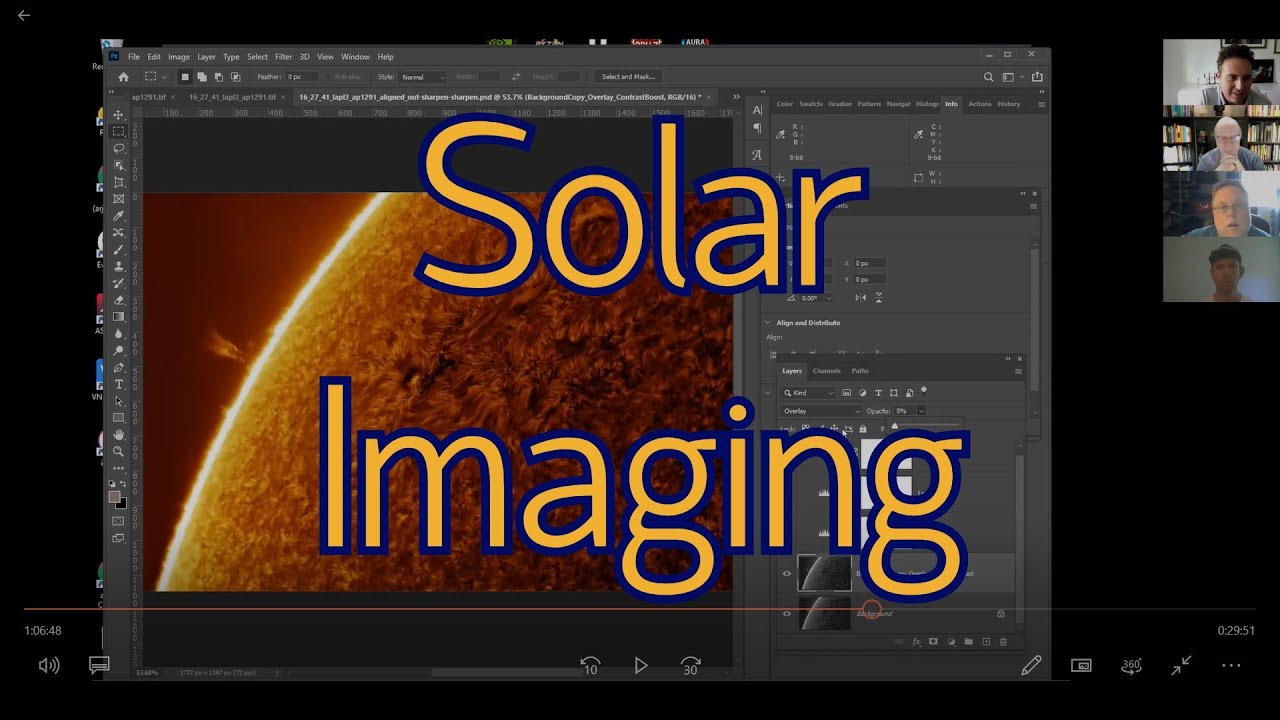 RAC Imaging Workshop — Solar Imaging - YouTube