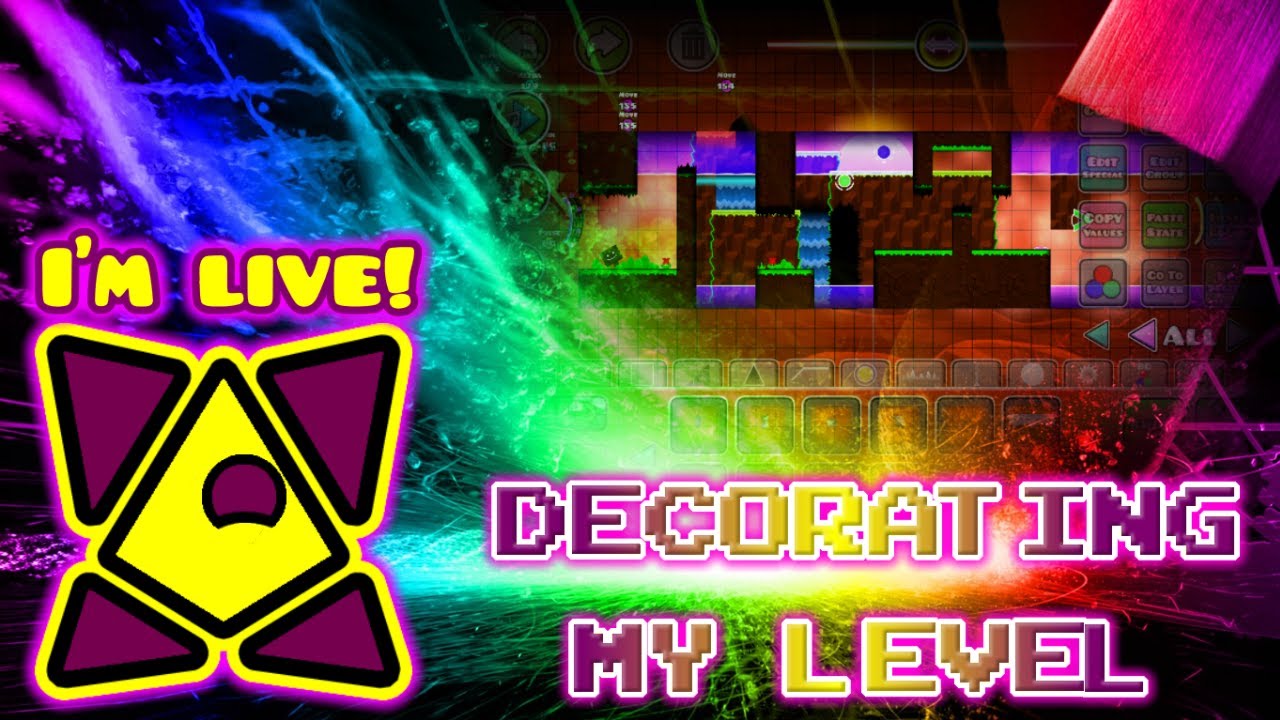 Geometry Dash Decoration - Dance of Paradise - YouTube