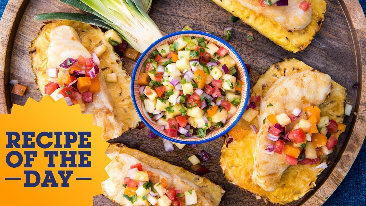 How To Win Summer: Grilled Fish on Pineapple Planks | Food Network ...