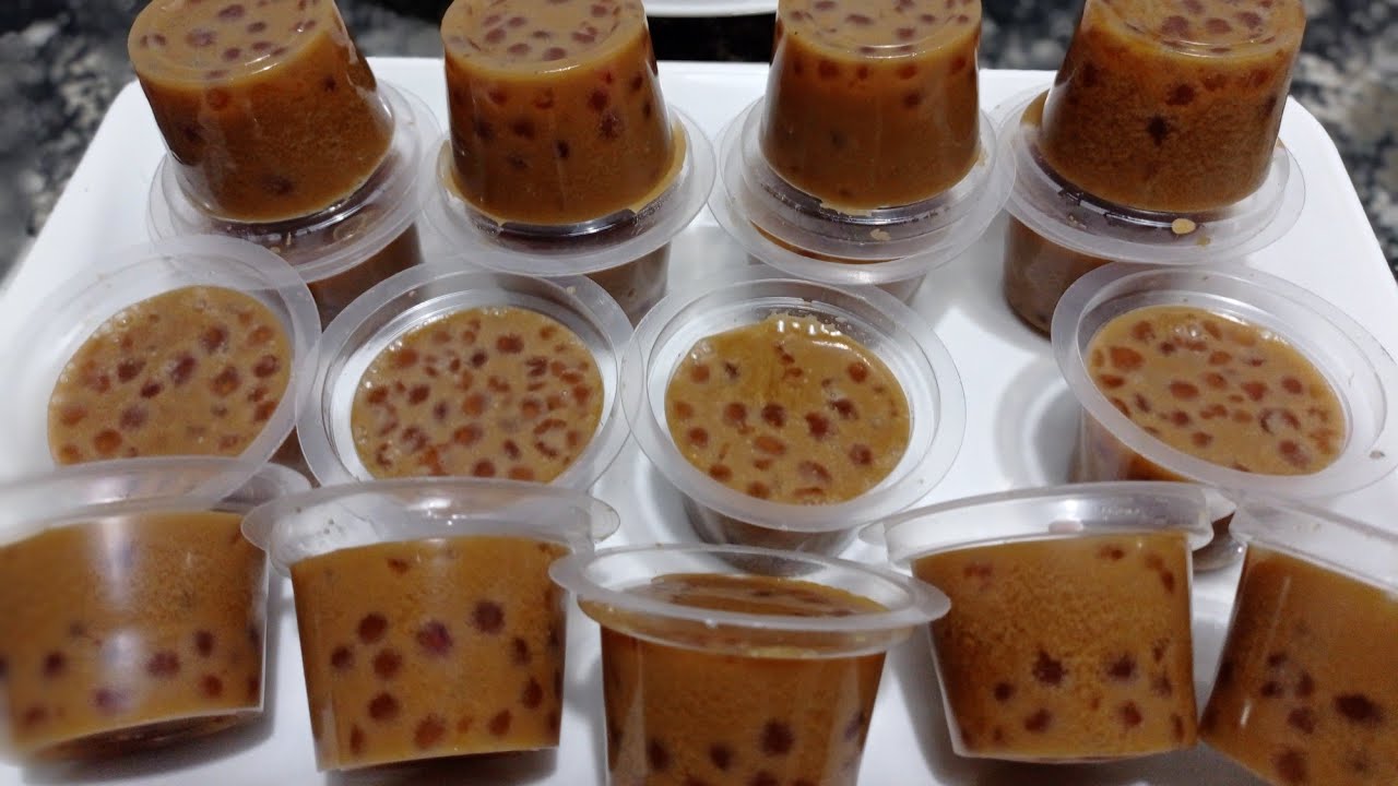 Agar2 Santan Gula Merah dan Sagu Mutiara - YouTube