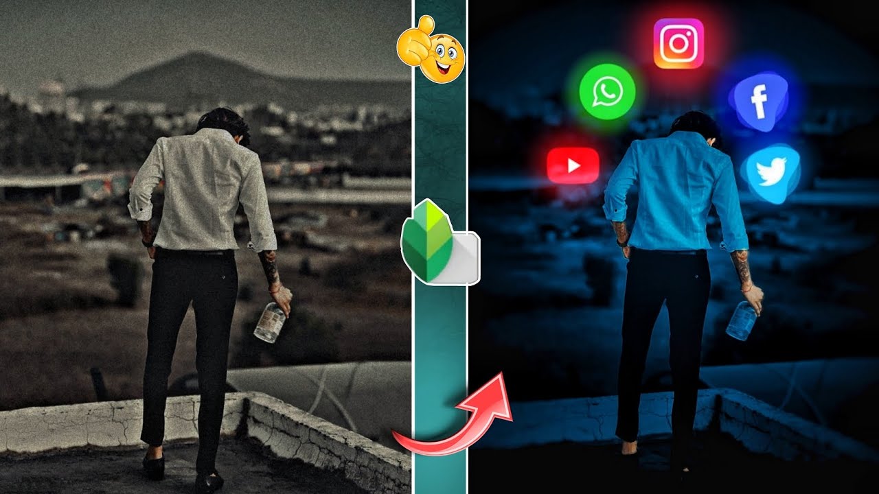New Snapseed Photo Editing Trick | Snapseed Background Colour Change ...
