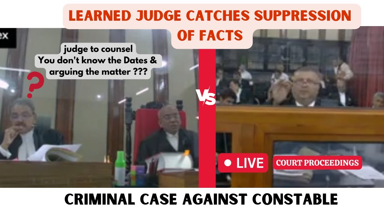Judge Catches Loopholes | How dare you suppressing facts | Court Fight ...