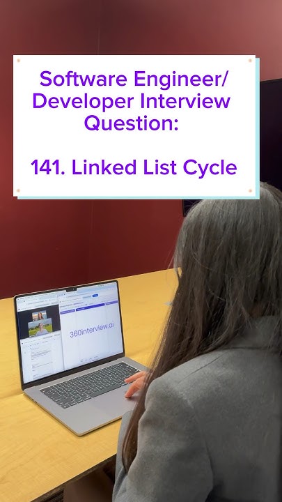 Software Engineer/Developer Interview Question: 141. Linked List Cycle - YouTube