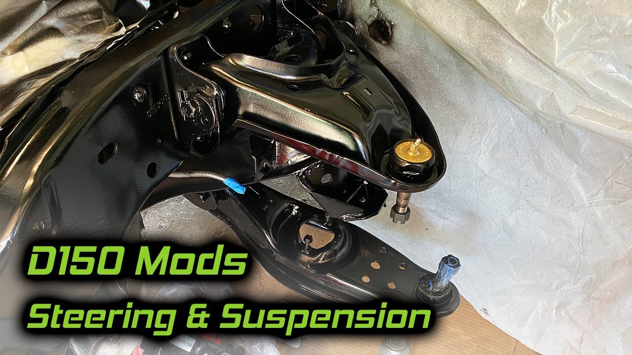 Dodge D150 Mods Steering & Suspension Ep 1 - YouTube