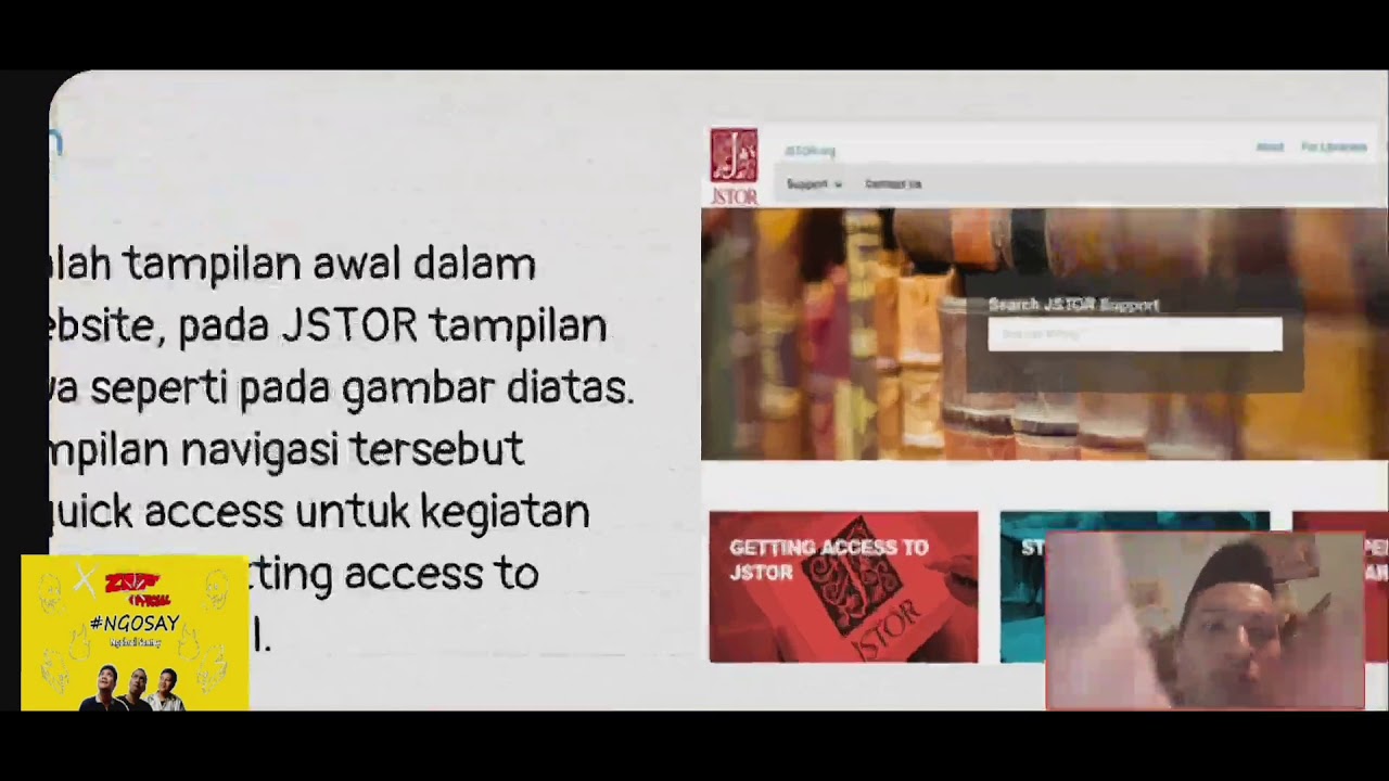 Cara Menggunakan | Tutorial Functionality and Reliability JSTOR Indonesia Kelompok 1 - YouTube