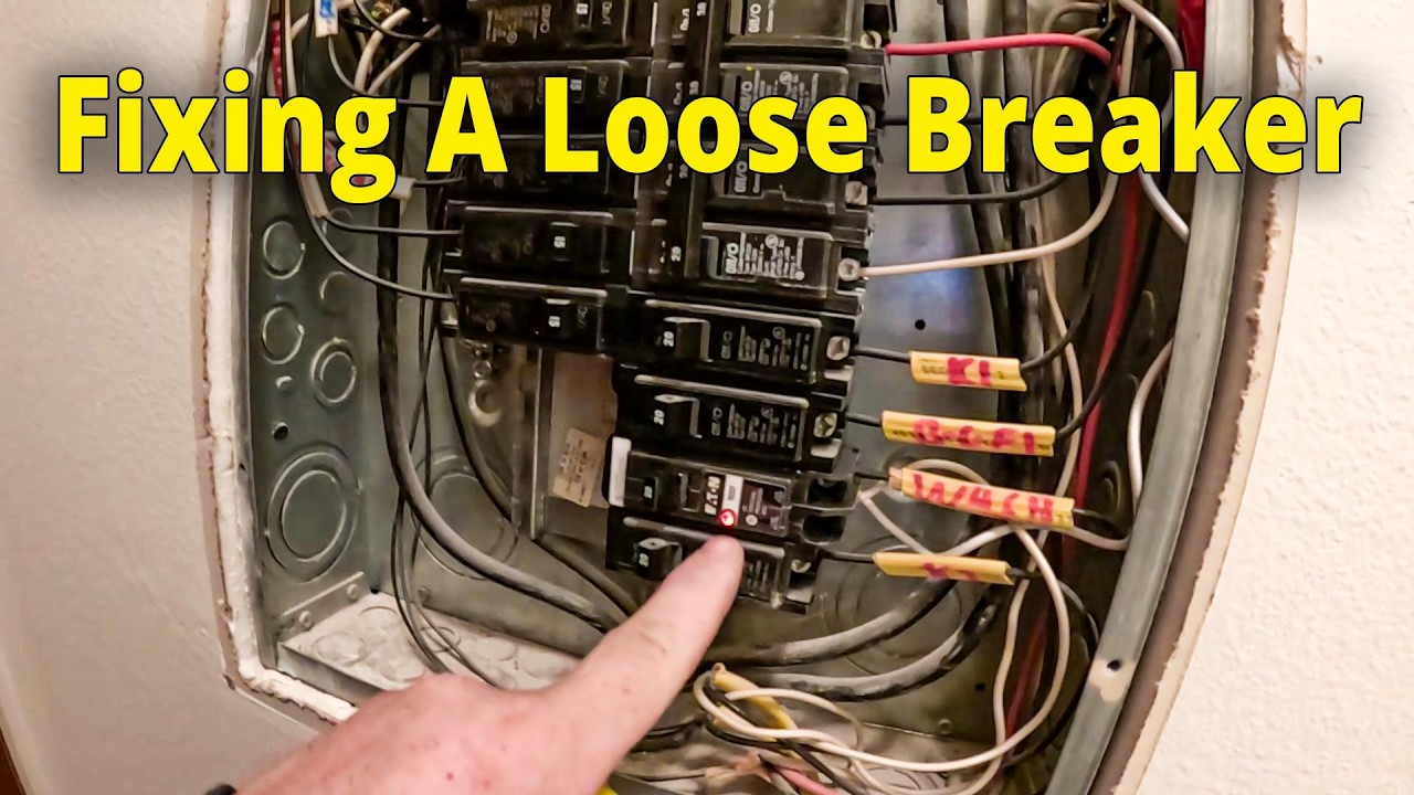 Electrical Panel Upgrade : Fixing a Loose, Arcing Breaker & Meeting ...