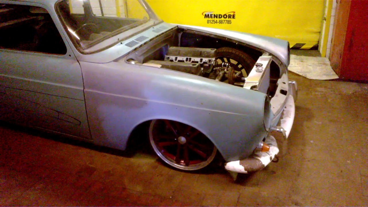 vw type 3 fastback, flat pack chassis, v8, retro slammed,laser cut ...