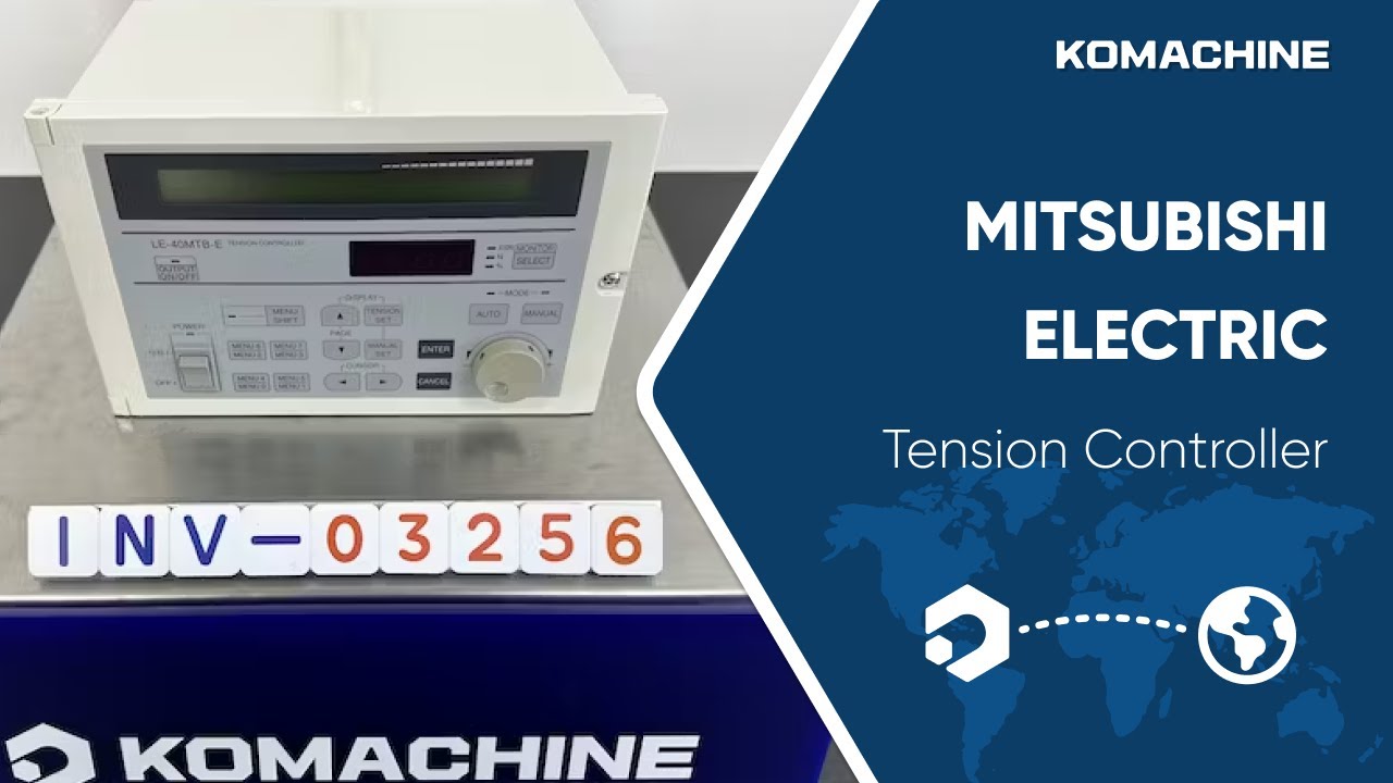 MITSUBISHI ELECTRIC / Tension Controller (LE-40MTB-E) / INV-03256 - YouTube