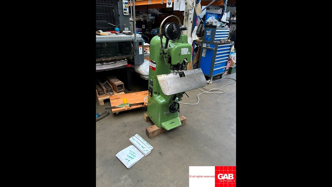 Used Brehmer P703 heavy duty wire stitcher 30 mm stubbed stitching Gab ...