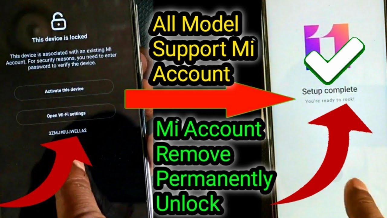 Redmi 7 Mi Account Remove Permanently Unlock Miui 1112 BY UnlockTool ...
