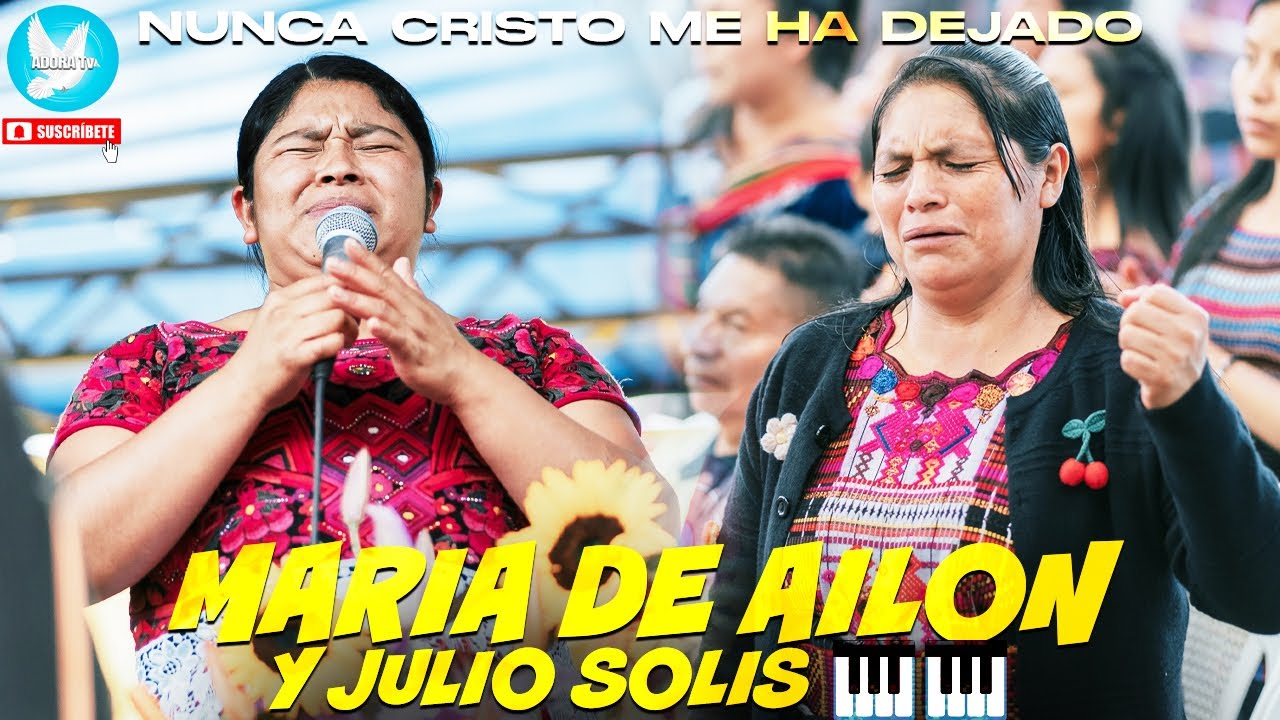 🙏🕊️ MARIA DE AILON -Yo tengo un Amigo que me Ama y el tecladista JULIO ...