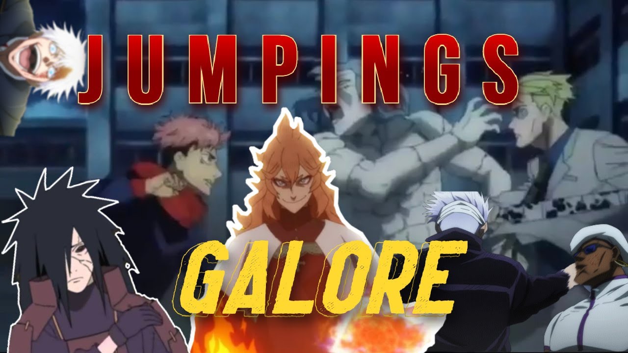 The greatest jumpings in anime compilation - YouTube