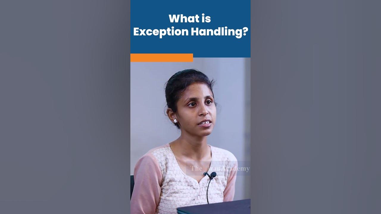 What Is Exception Handling Java Interview Question Shorts Kiransir Placements Java