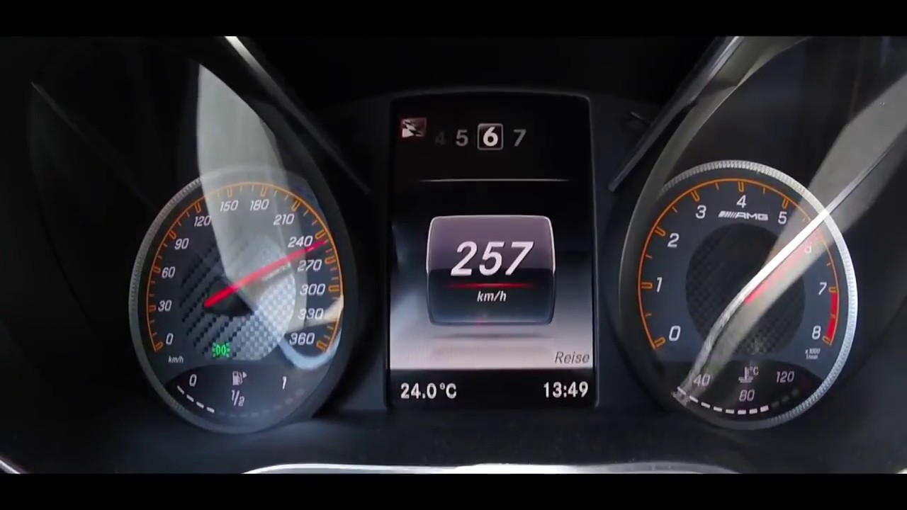 MERCEDES-BENZ AMG GTR TOP SPEED RUN 0-290 km/h - German Autobahn - YouTube