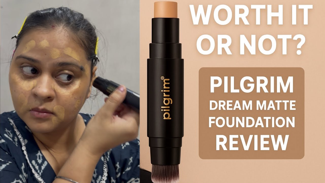 Is Pilgrim Foundation Stick Worth It? | Full Coverage + Brush Test ...
