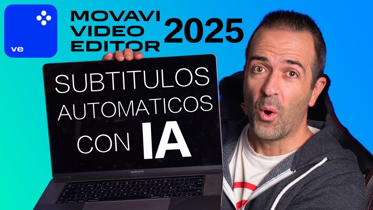 MOVAVI Video Editor 2025 - COMO poner SUBTÍTULOS AUTOMÁTICOS con IA Fácil y Rápido - YouTube