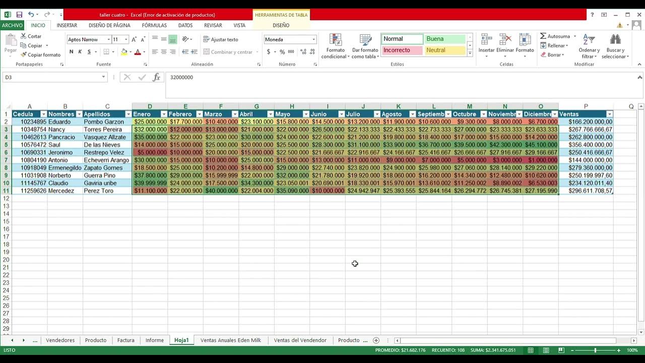 FORMATO CONDICIONAL-EXCEL video tutorial - YouTube