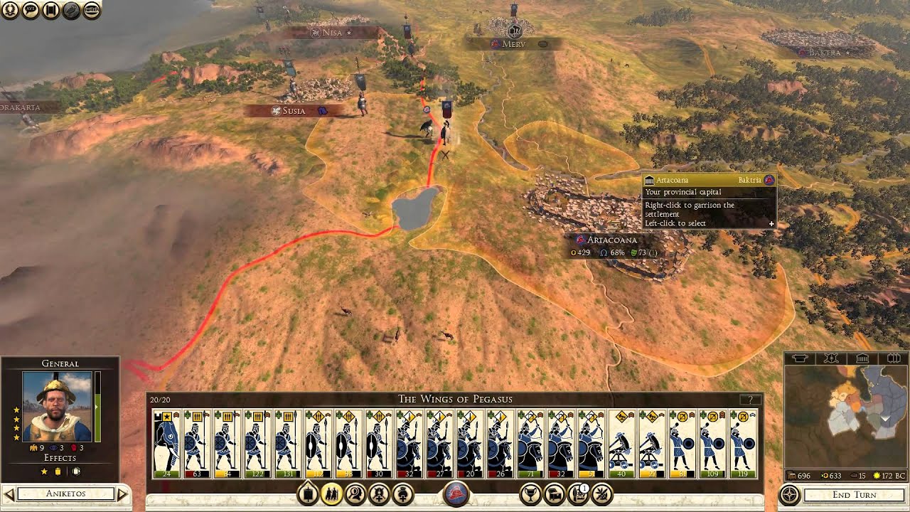 Rome 2 TW Emperor Edition Bactria 24 "Clearing the way for Parthava's ...