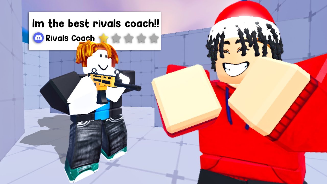I TROLLED a $10 Roblox Rivals Coach! - YouTube