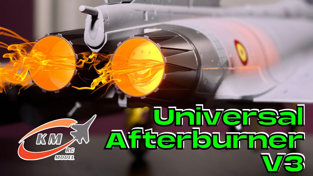 Afterburner KM RC Model • INSTALLATION in the Freewing Eurofighter ...
