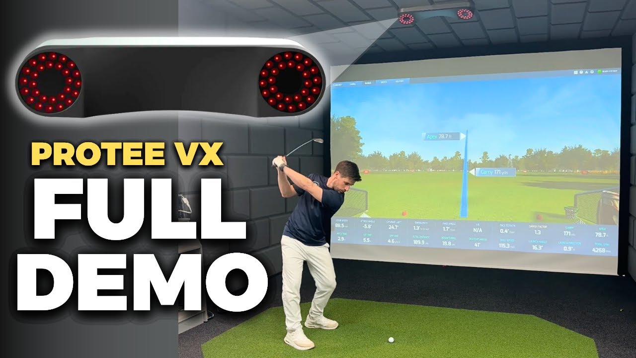 ProTee VX Launch Monitor In-Depth Walkthrough - YouTube