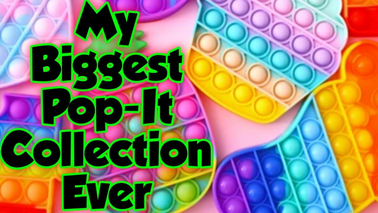 Biggest Pop-It Collection Ever/huge popit collection/popit notebook ...