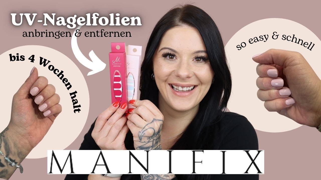 So einfach ist das ! 💅🏻 UV-Nagelfolien anbringen & ablösen mit MANIFIX ...