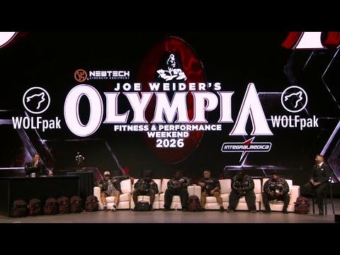 Mr Olympia 2026 Press Conference - Men's Open Bodybuilding