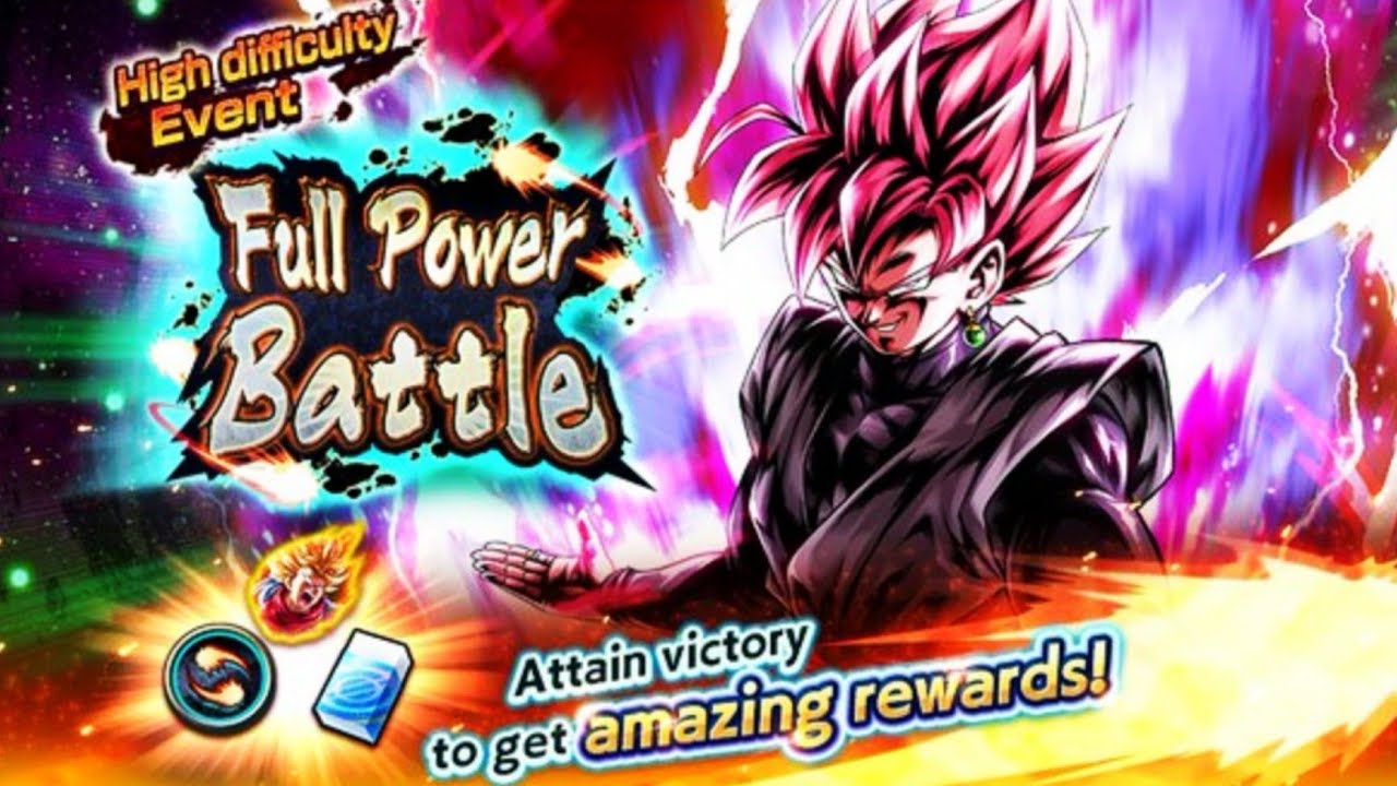 SUPER SAIYAN ROSÈ GOKU BLACK FULL POWER BATTLE | Dragon Ball Legends ...