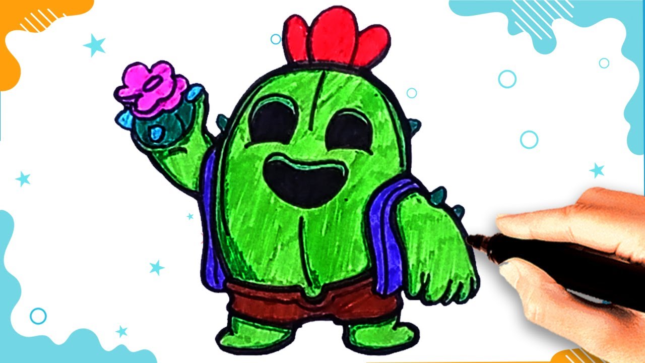 Нарисовать СПАЙКА Бравл Старс Brawl Stars Youtube
