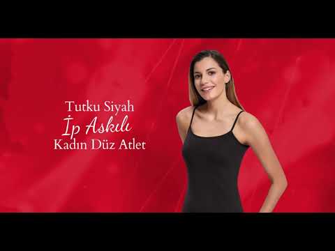 🖤 Tutku Siyah İp Askılı Kadın Atlet