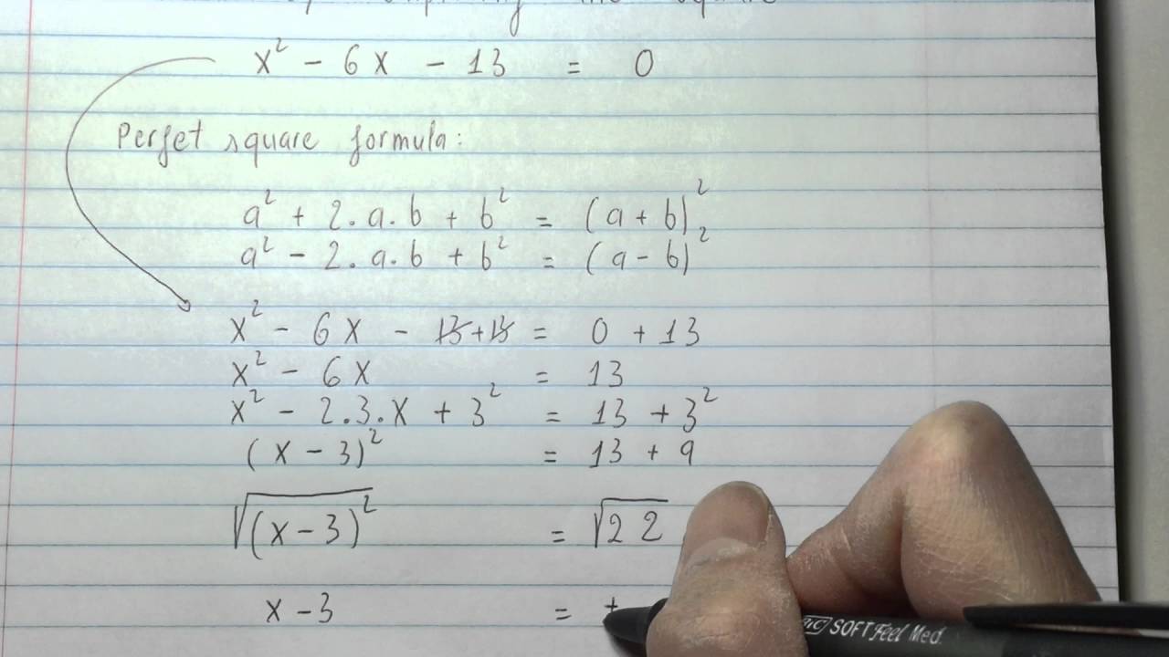 Quadratic Perfect Square Equation YouTube quadratic-perfect-square-equation-youtube