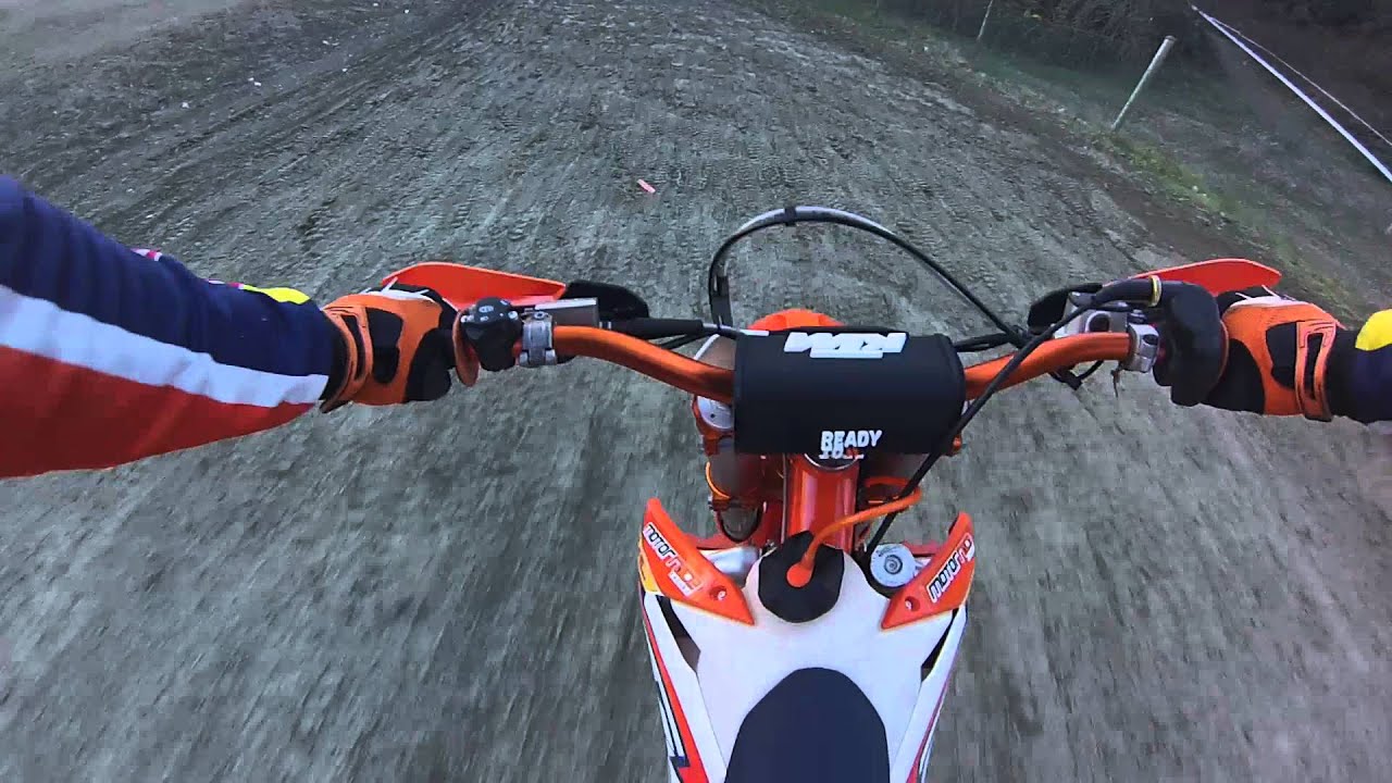 GoPro: Ktm 125 exc - Training at motocross track - YouTube