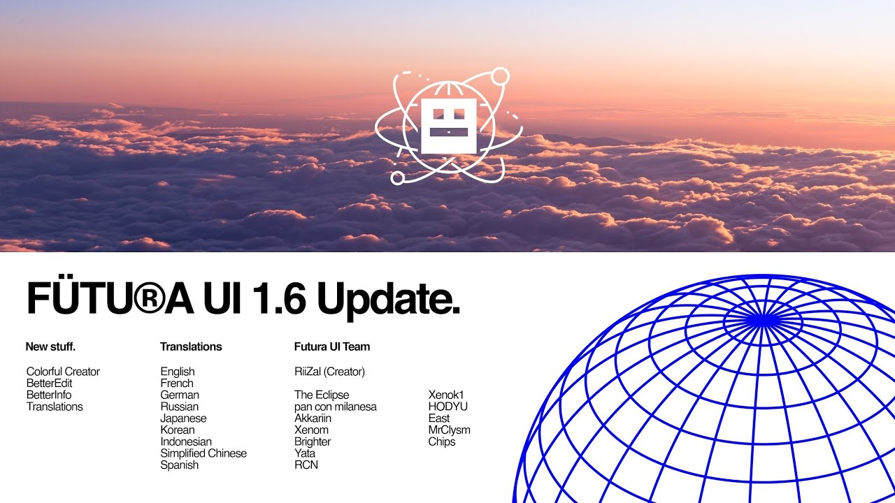 [2.11] Futura UI Texture Pack 1.6 | Colorful Creator Update, BetterEdit ...