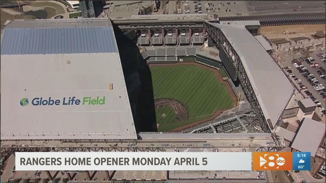Texas Rangers home opener to be first time fans attend a game at new ...