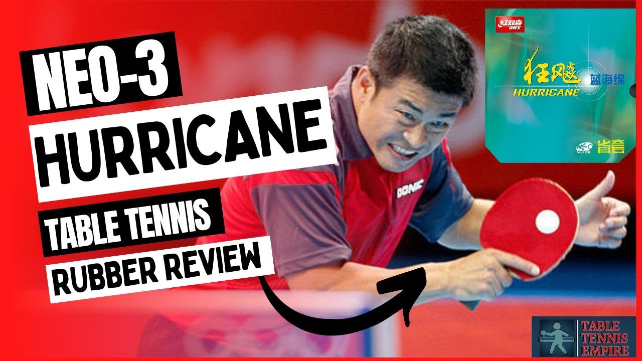 Hurricane Neo 3 Rubber For Table Tennis Review - YouTube