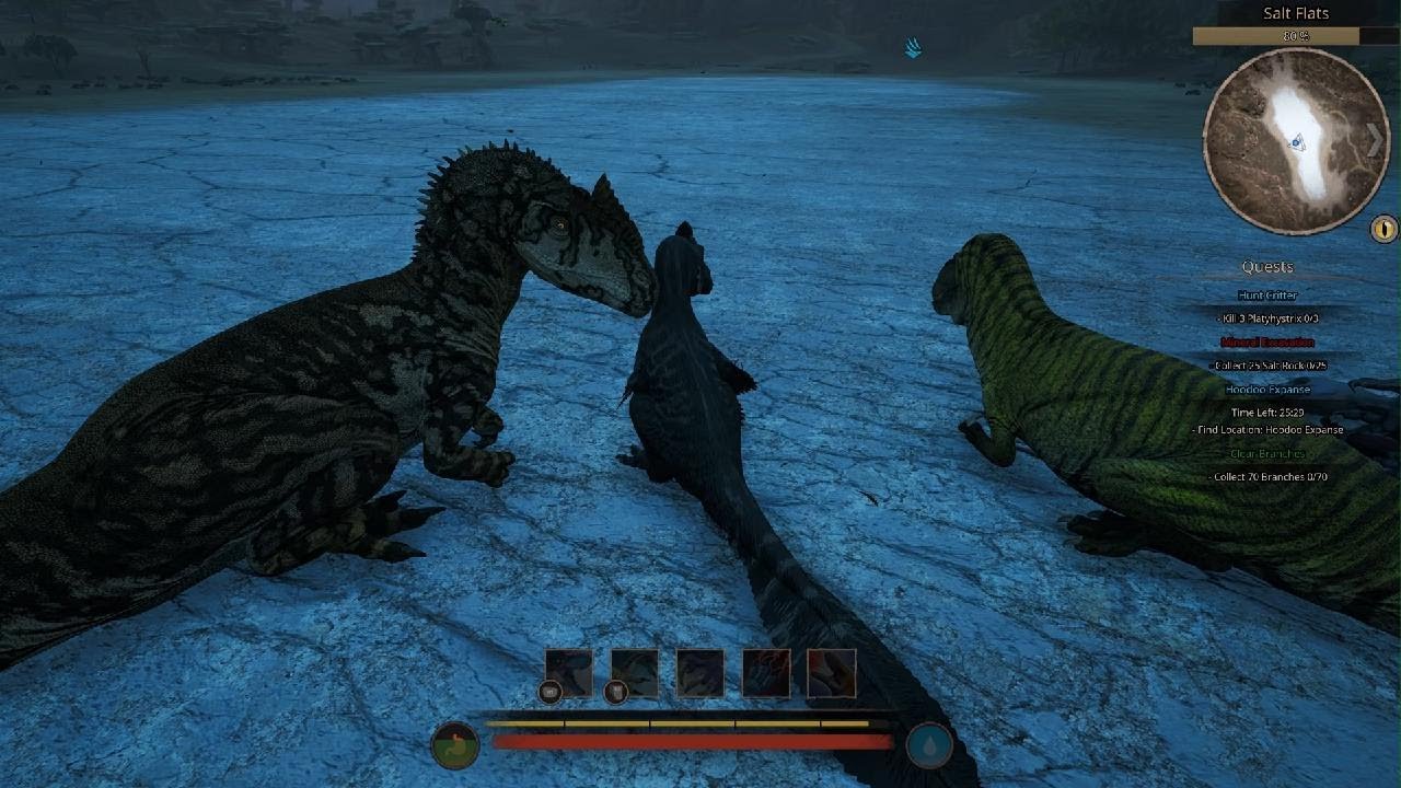 The Battle For Salt Flats | Officials Modded | Path of Titans - YouTube