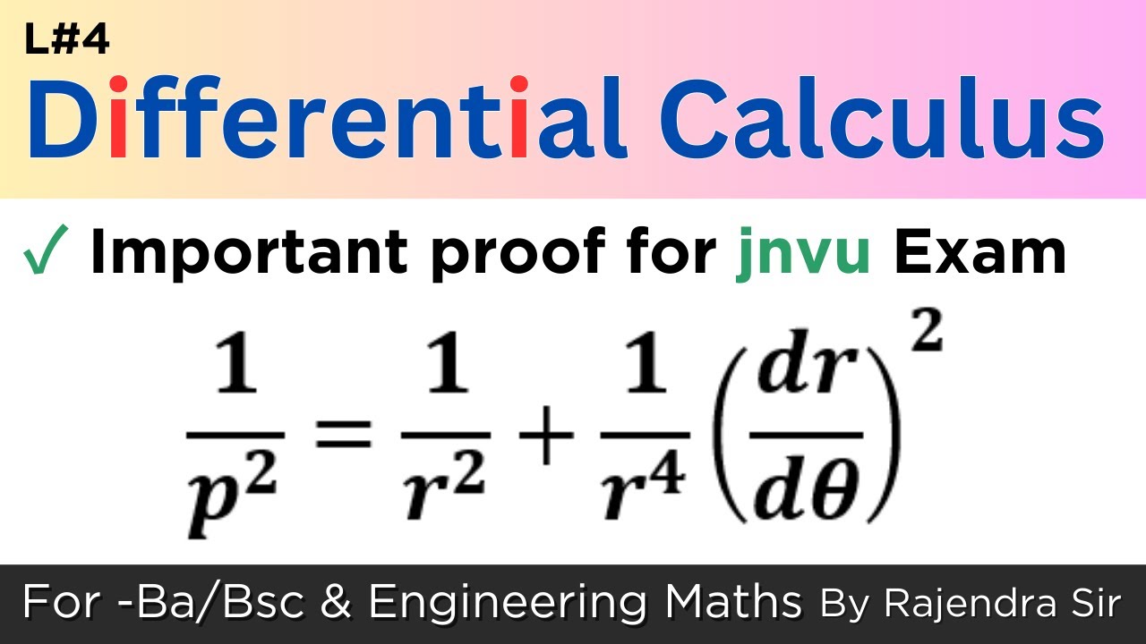 Length of the perpendicular from pole to the tangent -Proof - YouTube